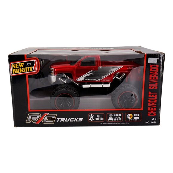 New Bright | Toys | New Rc Bright Chevrolet Silverado Rc Trucks Ages 6 ...